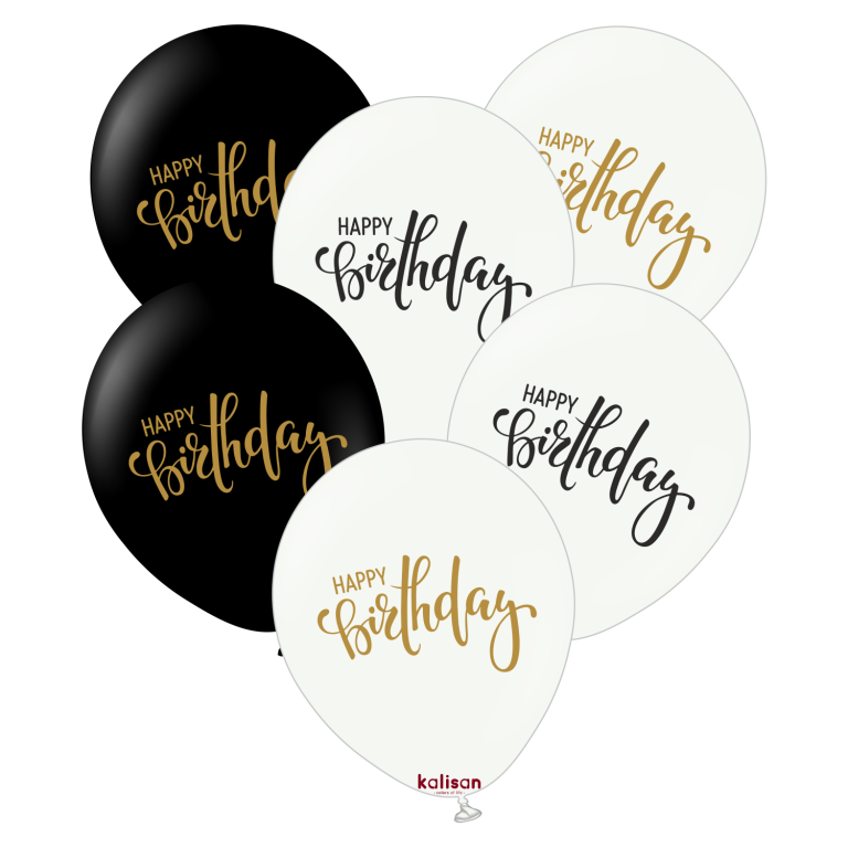 B&W Happy Birthday - Kalisan