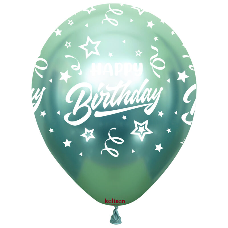 Happy Birthday Chrome Confetti - Kalisan