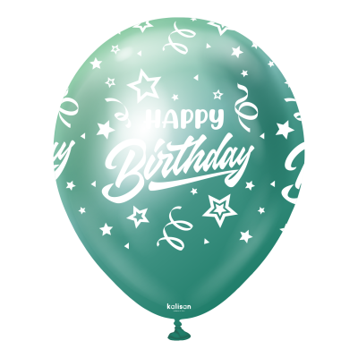 Happy Birthday Chrome Confetti - Kalisan