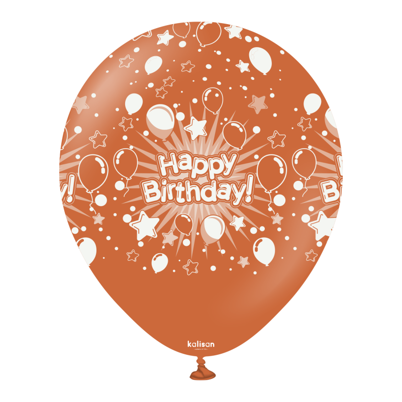 "Happy Birthday" Retro Balloons - Kalisan