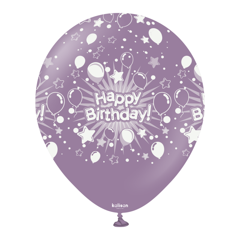 "Happy Birthday" Retro Balloons - Kalisan
